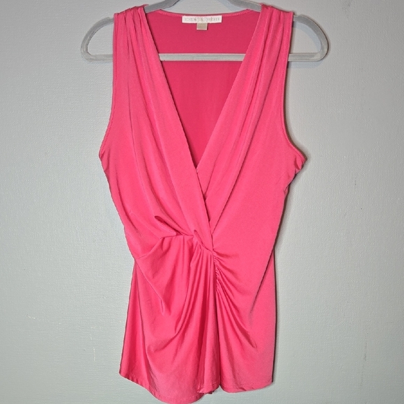 Boston Proper | Tops | Boston Proper Twist Front Vneck Sleeveless Top ...